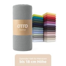 OTTO home Spannbettlaken &raquo;PHYSALIS in BASIC und PREMIUM Qualit&auml;t, 100% Baumwolle&laquo; f&uuml;r Matratzen bis 18 cm H&ouml;he, Bettlaken, Spannbetttuch, pflegeleicht