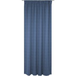 WIRTH Vorhang &raquo;Wiessee&laquo; Multifunktionsband 1 Stk. tlg. nach Ma&szlig; blau Baumwolle, Leinen, Modal 275cm, Multifunktionsband, 150cm