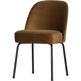 Woood Esszimmerstuhl &raquo;Vogue mit bezug und 3D-Muster, B 50 x T 57 x H 83 cm (2er-Set)&laquo; (Set) 2 Stk.Polsterstuhl, 4-Fu&szlig;-Metallgestell, Breite 50 cm gelb