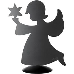 Fink Engelfigur &raquo;HOLYWORKER&laquo; Adventsfigur, Engel, Dekofigur, Weihnachtsdeko aus Eisen schwarz Eisen B/H/T: 24cm x 30cm x 13cm