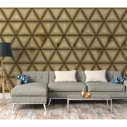 A.S. Cr&eacute;ation Vliestapete &raquo;Fototapete mit 3D-Effekt Holzoptik Beige Braun&laquo; matt strukturiert beige Vlies B/L: 2,55m x 3,5m, Rollen: 1