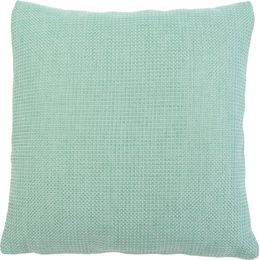 G&ouml;zze Dekokissen G&Ouml;ZZE, B:50cm L:50cm, gr&uuml;n, Obermaterial: 100% Polyester, Dekokissen_Sitzkissen_Kissenh&uuml;llen, "Dallas", in vielen Farben