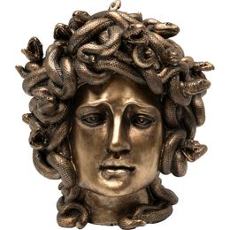 KARE Dekofigur &raquo;Medusa 21cm&laquo; gold Polyresin B/H/T: 19cm x 21cm x 17cm