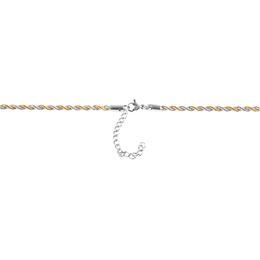 Adelia&acute;s ADELIA ́S Damen Kette ohne Anh&auml;nger "Halskette &ndash; Kordelkette aus Edelstahl 60 cm", 60cm, Edelstahl, rosa, Edelstahl, Halsketten, Ein kleines Geschenk