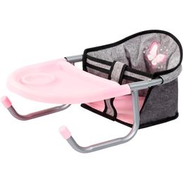 BAYER Puppenm&ouml;bel &raquo;Puppen-Tischsitz grau/rosa&laquo; rosa Einheitsgr&ouml;&szlig;e Puppenm&ouml;bel