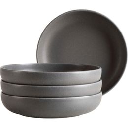M&auml;ser M&Auml;SER M&uuml;slisch&uuml;ssel &raquo;UNICO, Sch&uuml;ssel Set, Steinzeug&laquo; 4 Stk. aus Steinzeug grau Steinzeug &Oslash; 22cm