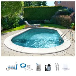 my POOL BWT Ovalpool &raquo;PREMIUM mit grauer Innenfolie&laquo; H&ouml;he 120 cm, in verschiedenen Gr&ouml;&szlig;en grau &Oslash;/B/H/L: Breite 360cm x H&ouml;he 120cm x L&auml;nge 737cm, 