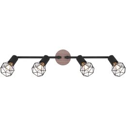 Globo LIGHTING Deckenstrahler "XARA I", 1 Stk., schwarz, Wohnzimmer, Leuchten, Deckenstrahler/Metall/Flur/Wohnzimmer/Schlafzimmer