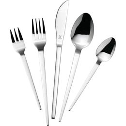 CS SOLINGEN Besteck-Set &raquo;Bremerhaven&laquo; hochgl&auml;nzend silber Edelstahl 18/0 60 Stk.