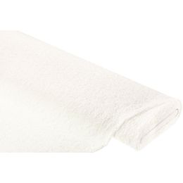 buttinette Elastik-Spitzenstoff Uni, wei&szlig;