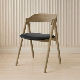 Stuhl &raquo;Mette by Hammel&laquo; () 1 Stk.Massivholz, gepolsterte Sitzfl&auml;che, versch. Farbvarianten Leder, Massivholz B/H/T: 52cm x 75cm x 54cm, 1 Stk., 