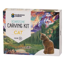 buttinette Speckstein-Set "Katze"