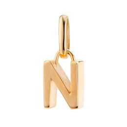 Firetti Damen Kettenanh&auml;nger "Schmuck Geschenk Gold 333 Halsschmuck Anh&auml;nger Buchstabe Alphabet", N, Gelbgold 333, 0,83 g, gold, Gelbgold 333,