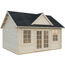 Gartenhaus Palmako, beige, Massivholz, Gartenh&auml;user, "Claudia", verschiedene Farben