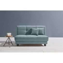 ell+ell ell + ell Schlafsofa &raquo;Tilda&laquo; Breite 160 cm, inkl. 2 Zierkissen blau 100% Polyester B/H/T: 160cm x 90cm x 100cm, Flachgewebe, PUR-Schaumstoff,mit 