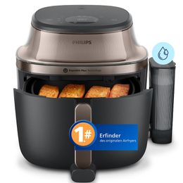 Philips Hei&szlig;luftfritteuse &raquo;NA547/07 Steam Airfryer 5000 Series mit EasySlide, 7,2L Kapazit&auml;t&laquo; 2000 W mit Dampfgarfunktion u. RapidAir Plus Technologie; 