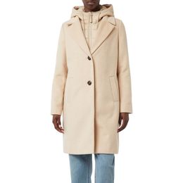 comma, Comma Casual Identity Damen comma casual identity Kurzmantel mit herausnehmbarem Steppeinsatz beige 46