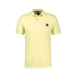 Lerros Herren Poloshirt "Maskulines Poloshirt mit griffiger Struktur in gro&szlig;en Gr&ouml;&szlig;en", gelb, Gr. XXXL, 100% Baumwolle, Shirts