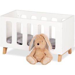 Pinolino Puppenbett &raquo;Marit&laquo; wei&szlig; Einheitsgr&ouml;&szlig;e Puppenbett