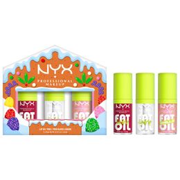Nyx Cosmetics Nyx Professional Makeup Damen NYX PROFESSIONAL MAKEUP Lipgloss &raquo;HOLIDAY 2025 FAT OIL TRIO KIT&laquo; mit 3 Fat Oil Lip Drip Lipgloss Einheitsgr&ouml;&szlig;e