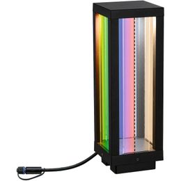Paulmann LED Gartenleuchte &raquo;Outdoor Plug & Shine Classic Lantern 30 ZigBee IP44 RGBW&laquo; 1 Stk. Warmwei&szlig; ZigBee IP44 RGBW grau 1, H: 30cm, 1 Stk.