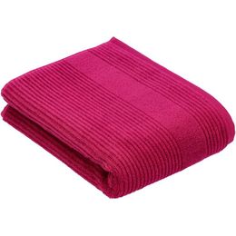 Vossen Badetuch &raquo;Tomorrow&laquo; lila Webfrottier, Baumwolle B/L: 67cmx140cm, 1 Stk., Webfrottier