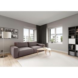 Musterring Big-Sofa &raquo;LUCIA Mega Sofa, hoher Sitzkomfort, Breite 252cm, Kontrastnaht&laquo; in vielen Qualit&auml;ten und 4 unterschiedlichen N&auml;hten, 2,5-Sitzer braun 
