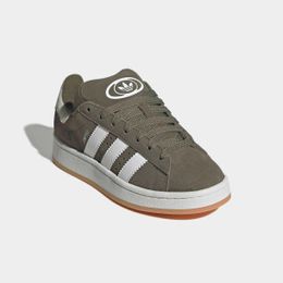 M&auml;dchen Sneaker "CAMPUS 00S", adidas originals, Gr. 36olive strata, ftwr wei&szlig;, gum 2, Leder, Synthetik, Schuhe, f&uuml;r Kinder und Jugendliche, mit