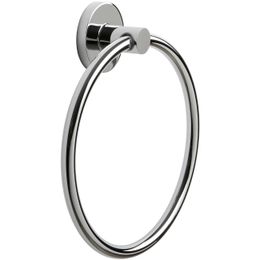 Handtuchhalter Sanotechnik, H:27,5cm T:20,8cm, silber, Aluminium, Badezimmer, Handtuchhalter, "MARTINS", aus Aluminium