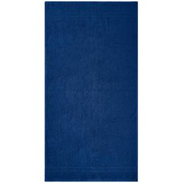 Dyckhoff Badet&uuml;cher &raquo;Kristall&laquo; mit Bord&uuml;ren blau Frottier, Obermaterial: 100% Baumwolle B/L: 70cmx140cm, 1 Stk., Frottier