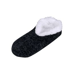 Capelli New York Herren Socken 1 Paar tlg. mit flauschigem Kunstfellfutter schwarz 35 (38)