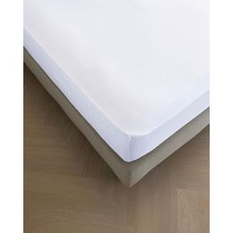 Kayori Spannbettlaken &raquo;Tara&laquo; Hergestellt aus GOTS-zertifizierter Bio-Baumwolle wei&szlig; Jersey-Elasthan, Obermaterial: 95% Baumwolle, 5% Elasthan (LYCRA )