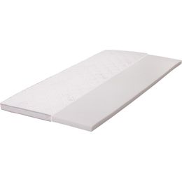 Hapo Topper &raquo;"Paris", Kaltschaumtopper in verschiedenen Breiten&laquo; Silvercare-Bezug mit antibakterieller Ausr&uuml;stung wei&szlig; Kaltschaum B/L: 90cm x 200cm (1