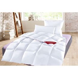 Hanse by RIBECO Daunenbettdecke &raquo;Jule&laquo; warm F&uuml;llung 90Daunen10Federn 1 Stk. tlg. Jubil&auml;umsedition wei&szlig; F&uuml;llung: 90% Daunen, 10% Federn B/L: 155cm x 