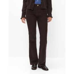 Brax Damen Cordhose Style SHAKIRA BRUNETTE, dunkelrot, Gr. 32