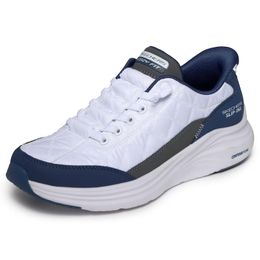 Skechers Damen Slip-On Sneaker &raquo;Contour Foam - Cozy Fit&laquo; Slipper mit Handsfree Slip-ins und gestepptem Cozy Fit -Mesh wei&szlig; 35
