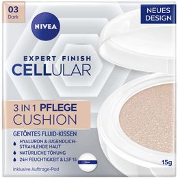 Nivea Damen Foundation &raquo;CELLULAR EXPERT FINISH 3IN1 CUSHION LSF 15&laquo; mit Hyalurons&auml;ure beige 15 g