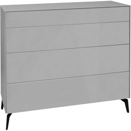 M&auml;usbacher Kommode M&Auml;USBACHER, B:121cm H:102cm T:42cm, grau, Schlafzimmer, Sideboards, "Imola", 2-Schubladen Kommode