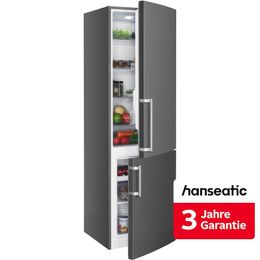 Hanseatic K&uuml;hl-/Gefrierkombination &raquo;HKGK17954DI&laquo; 179,5 cm hoch 55 cm breit inkl. 3 Jahre Herstellergarantie silber