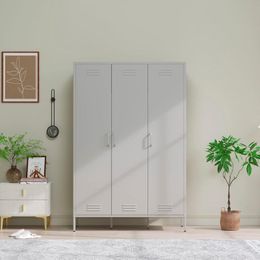 OTTO home Kleiderschrank &raquo;Siena Schrank Spind Metallschrank mit 3 T&uuml;ren&laquo; Ideal f&uuml;r jeden Wohnraum - Trendsetter, Zeitloser Schlafzimmerschrank 