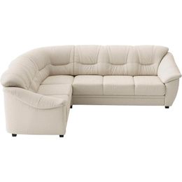 Sit & More sit&more Ecksofa &raquo;Savona L-Form, B. 262cm, klassisches Design, Federkern, Komfort Sitz&laquo; option. Schlaffunktion Liegef. 195x120cm,div. Stoff und 