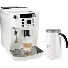 De'Longhi De'Longhi Kaffeevollautomat &raquo;Magnifica S ECAM21.118.W - mit Barista-Milchaufsch&auml;umer, Wei&szlig;&laquo; Direktwahltasten, Kegelmahlwerk (13 Mahlgrade), 15 Bar 