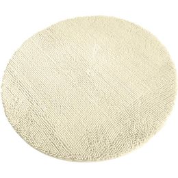 Kinzler Badematte &raquo;Chenille, Badvorleger, Badezimmer Teppich&laquo; H&ouml;he 18 mm rutschhemmend beschichtet fu&szlig;bodenheizungsgeeignet Badteppich, Uni Farben, 