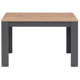 Home Affaire Esstisch &raquo;Bergamo K&uuml;chentisch&laquo; pflegeleichter Esstisch, erh&auml;ltlich in 3 Gr&ouml;&szlig;en, 140 cm ausziehbar grau B/H/T: 120cm x 75cm x 80cm, nicht 