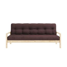 Karup Design Schlafsofa &raquo;KNOB&laquo; mit Futonmatratze, verschiedene Farben, FSC -zertifiziert, Kiefer braun Matratzenmaterialzusammensetzung: Futonmatratze mit 