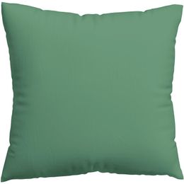 Schlafgut Kissenbezug &raquo;Premium Kissenbezug Knitted Jersey (1 St)&laquo; Ton-in-Ton Rei&szlig;verschluss, Bio-Baumwolle mit Elasthan, Uni, OEKO Tex gr&uuml;n Jersey, Obermaterial