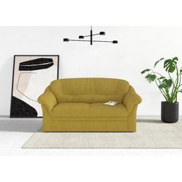 DOMO collection 2-Sitzer &raquo;Montana f&uuml;r kleine R&auml;ume, Breite 146cm, komfortabel und zeitlos&laquo; bequeme Armlehnen gelb 92% Polyester, 8% Nylon B/H/T: 146cm
