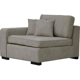 Home Affaire Sofaelement &raquo;Skara&laquo; Modul zum eigenen Zusammenstellen, in vielen Bezugsqualit&auml;ten beige Struktur weich, Armlehne links