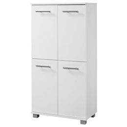 Midischrank Schildmeyer, B:60cm H:117cm T:32,5cm, wei&szlig;, FSC-zertifizierter Holzwerkstoff, Badezimmer, Schr&auml;nke, "Isola, Midischrank, Made in Germany,