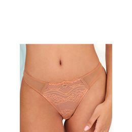 Lascana Damen Lascana String &raquo;Eleonora&laquo; mit verf&uuml;hrerischen Cut-Outs braun 36/38